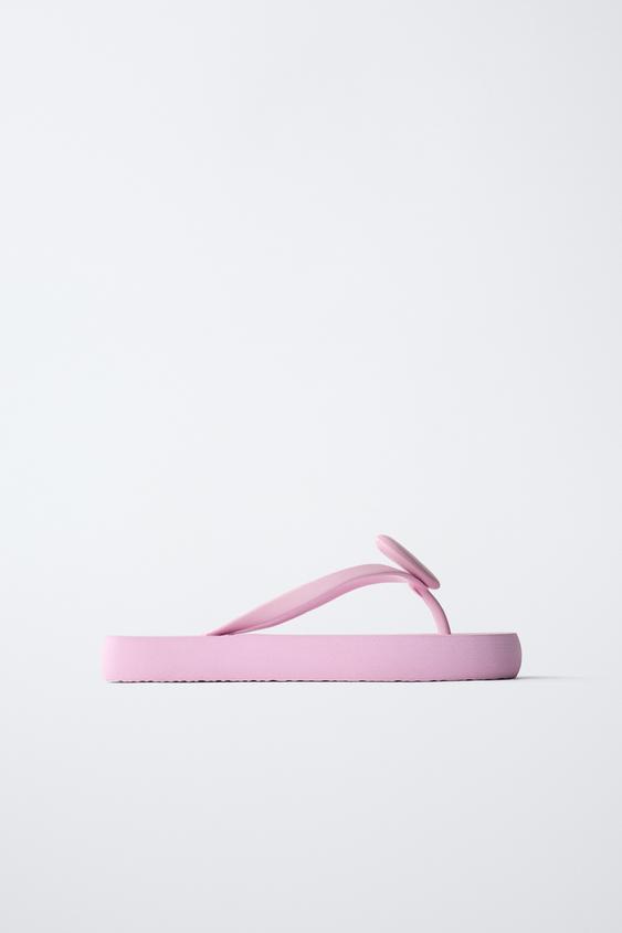 SANDALIA BAÑO CORAZÓN - Rosa | ZARA España
