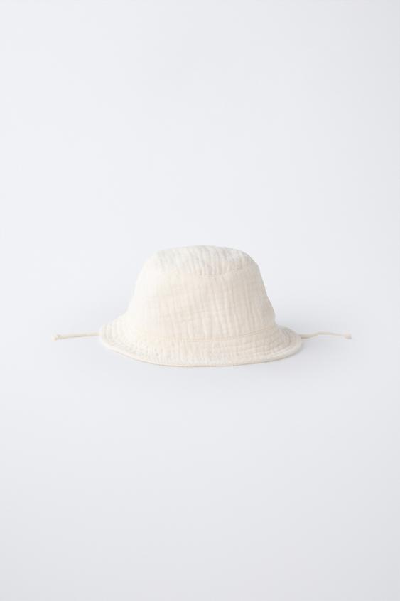 TEXTURED HAT - Ecru | ZARA United Kingdom