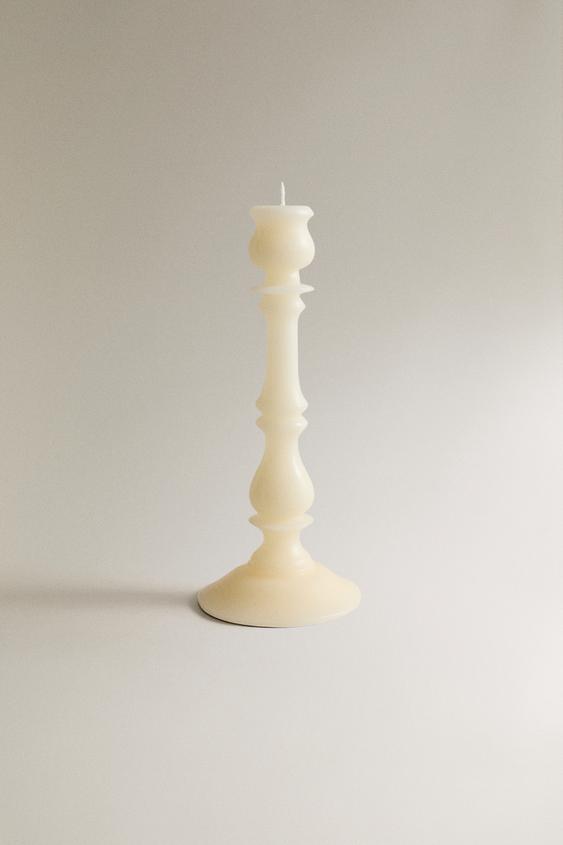 VELA DECORATIVA CANDELABRO - Blanco | ZARA Mexico