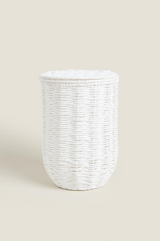 BATHROOM BIN WITH REMOVABLE LID - White | ZARA Turkey