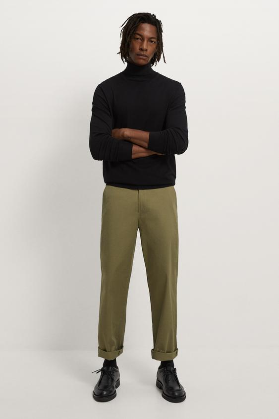 SUÉTER COM MESCLA DE VISCOSE - Preto | ZARA Brasil