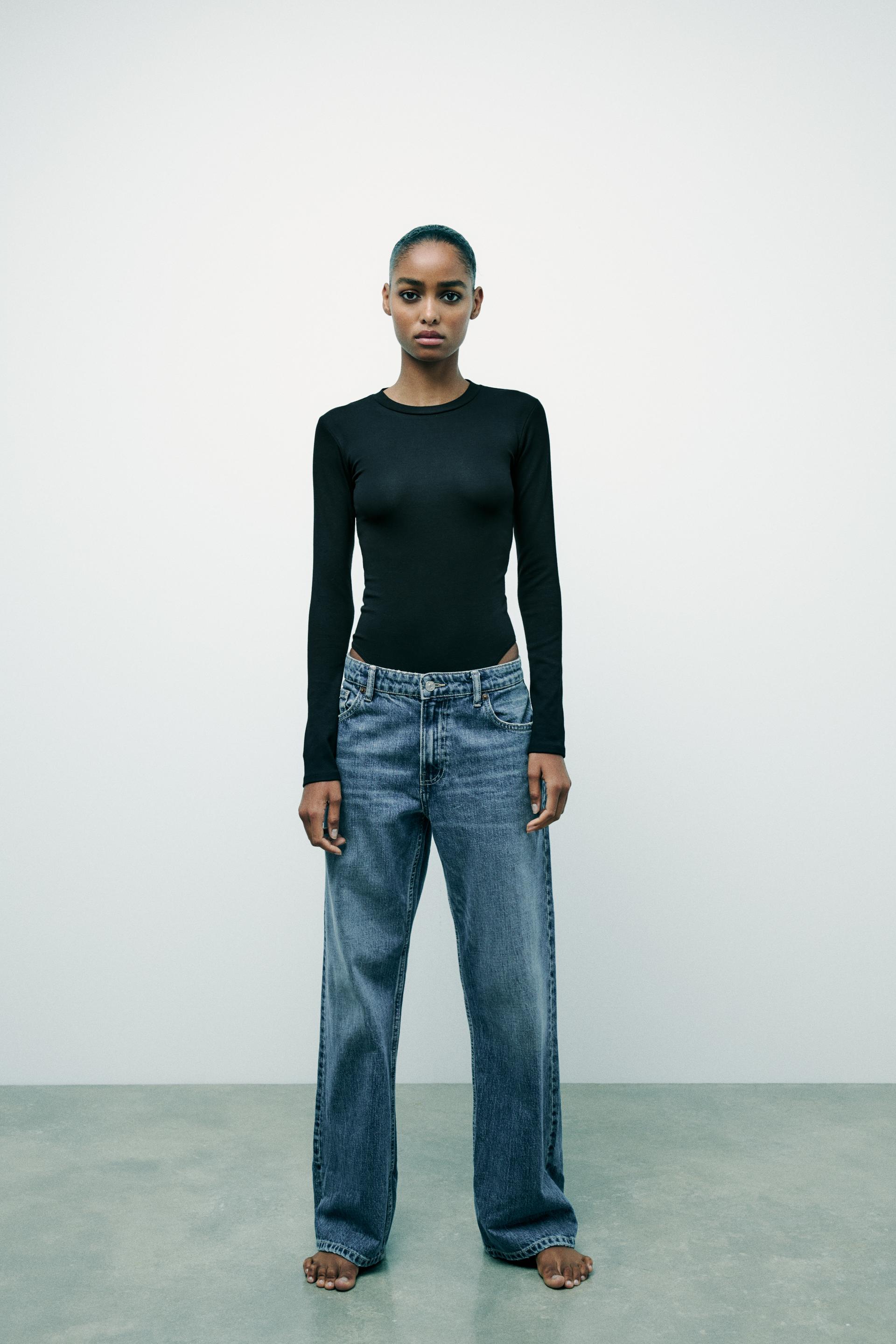 COTTON MODAL BODYSUIT - Black | ZARA United States