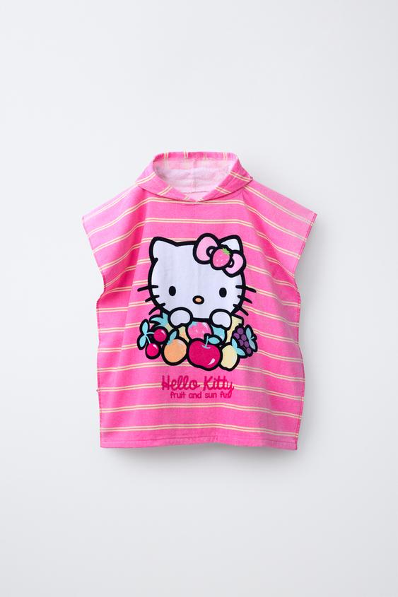PONCHO ASCIUGAMANO HELLO KITTY © SANRIO - Fucsia | ZARA Italia / Italy