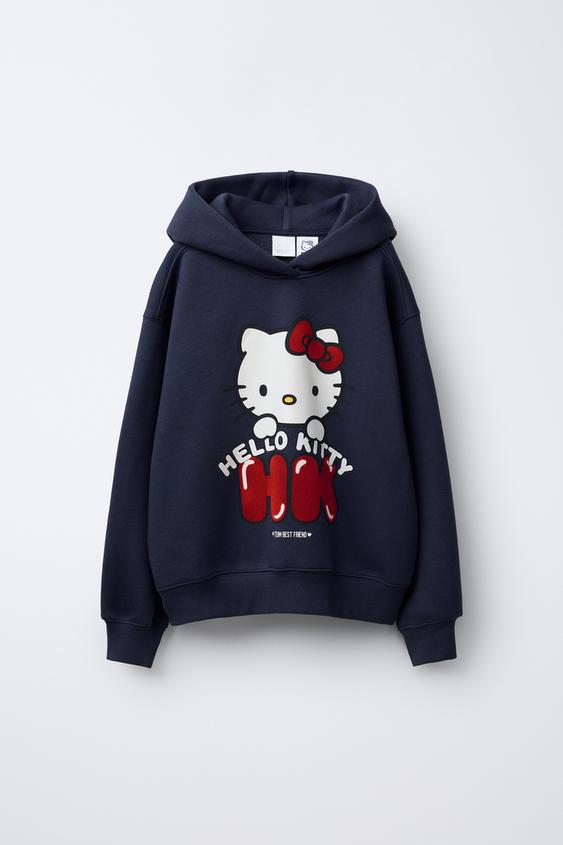 ХУДІ ДЛЯ БІГУ HELLO KITTY © SANRIO - Темно-синій/блакитний | ZARA ...
