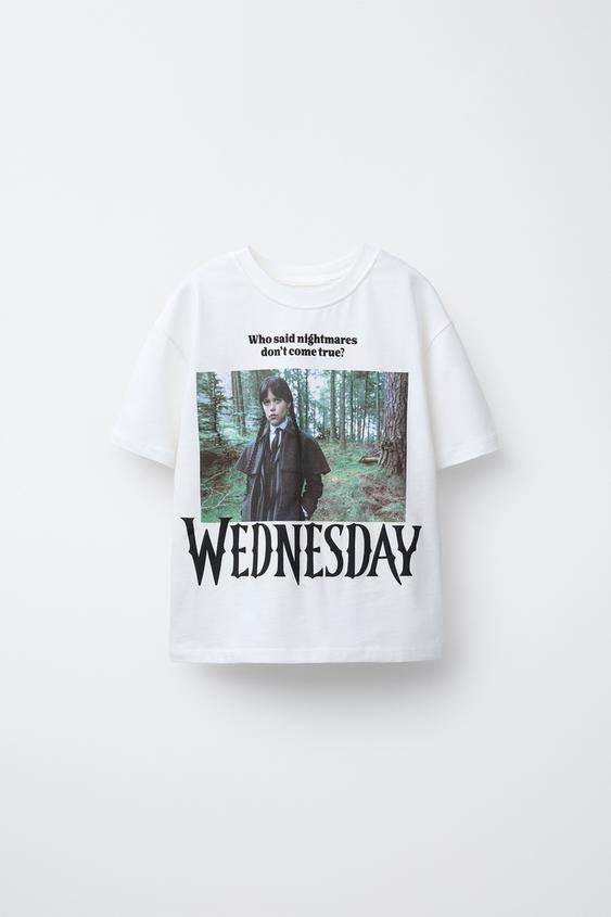 CAMISETA WEDNESDAY © - Branco | ZARA Brasil