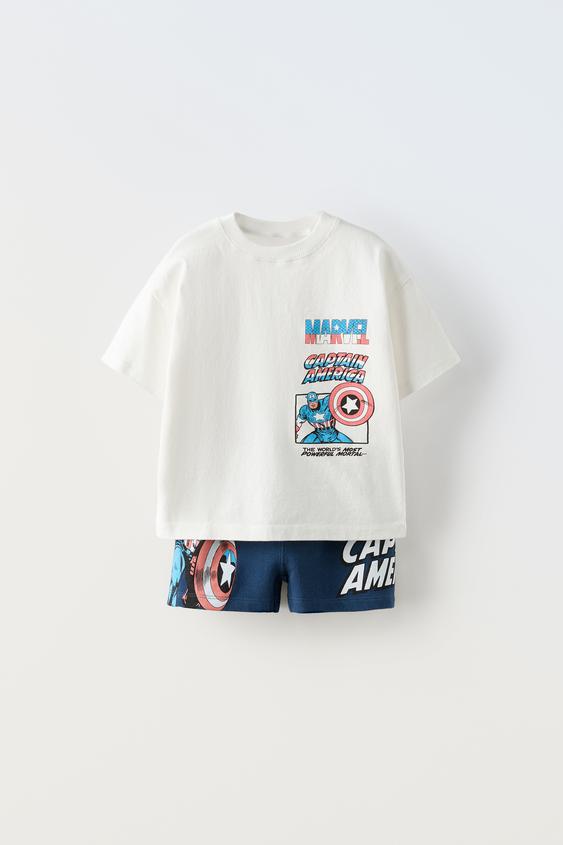CAPTAIN AMERICA © MARVEL CO-ORD - White | ZARA Saudi Arabia