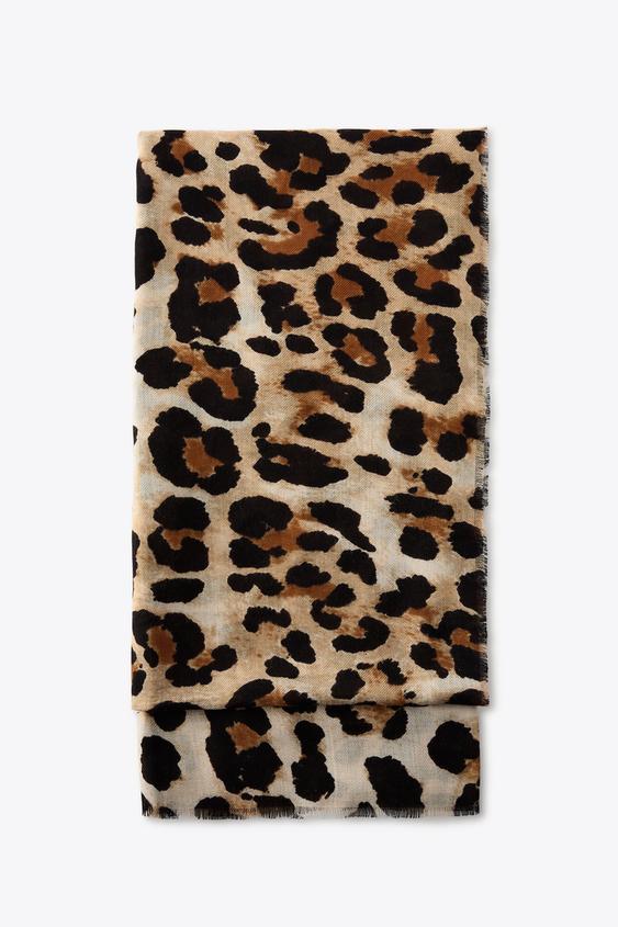 ANIMAL PRINT SCARF - Leopard | ZARA Australia