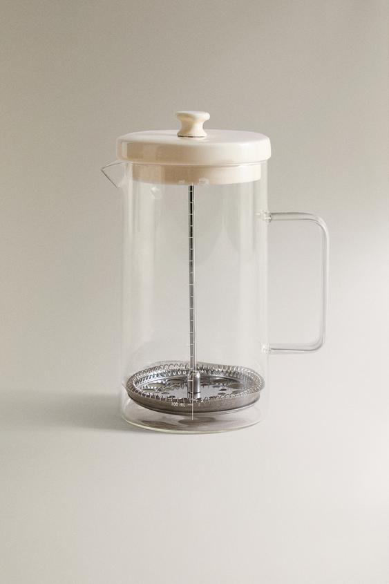 BOROSILICATE GLASS FRENCH PRESS COFFEE MAKER - Crema | ZARA Estados ...