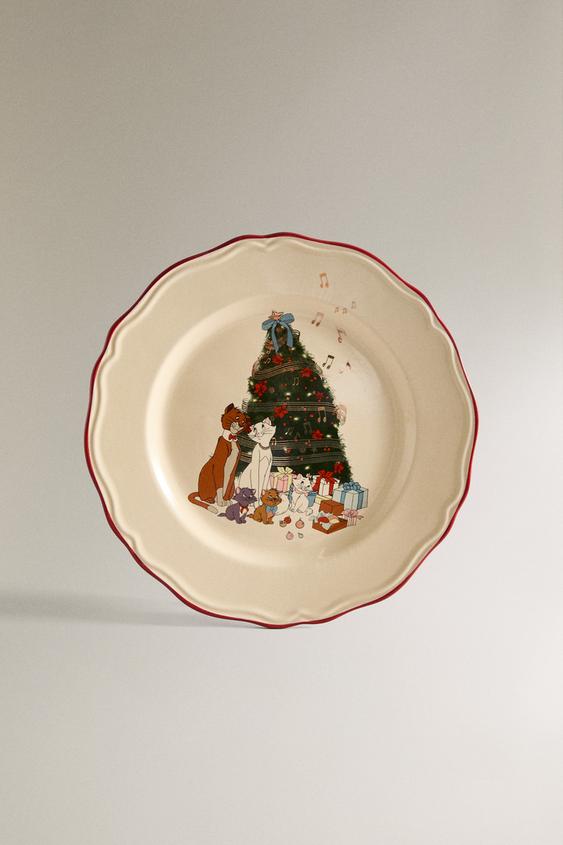 CHILDREN'S STONEWARE CHRISTMAS THE ARISTOCATS ©DISNEY PLATE ...