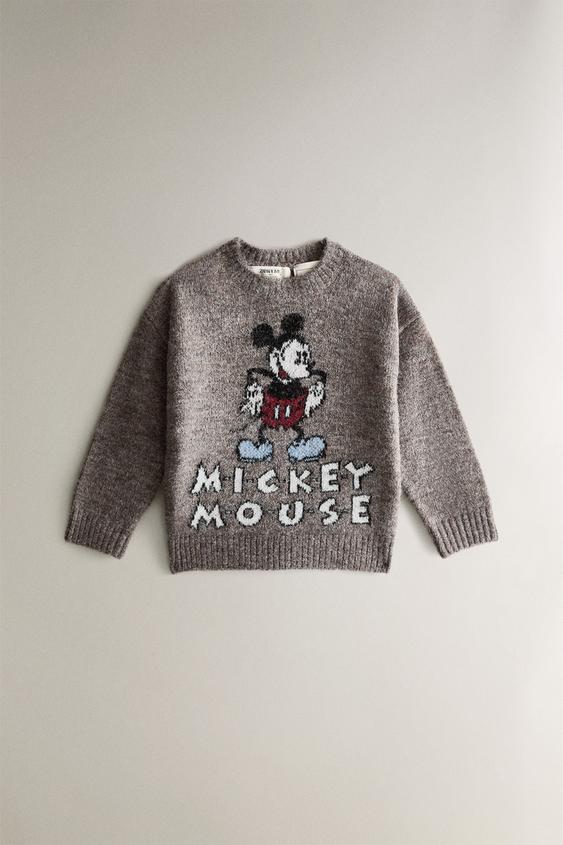MICKEY MOUSE ©DISNEY SWEATER - Brown / Taupe | ZARA Ireland