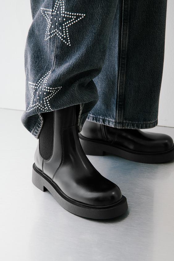 BOTINA CHELSEA - Preto | ZARA Brasil