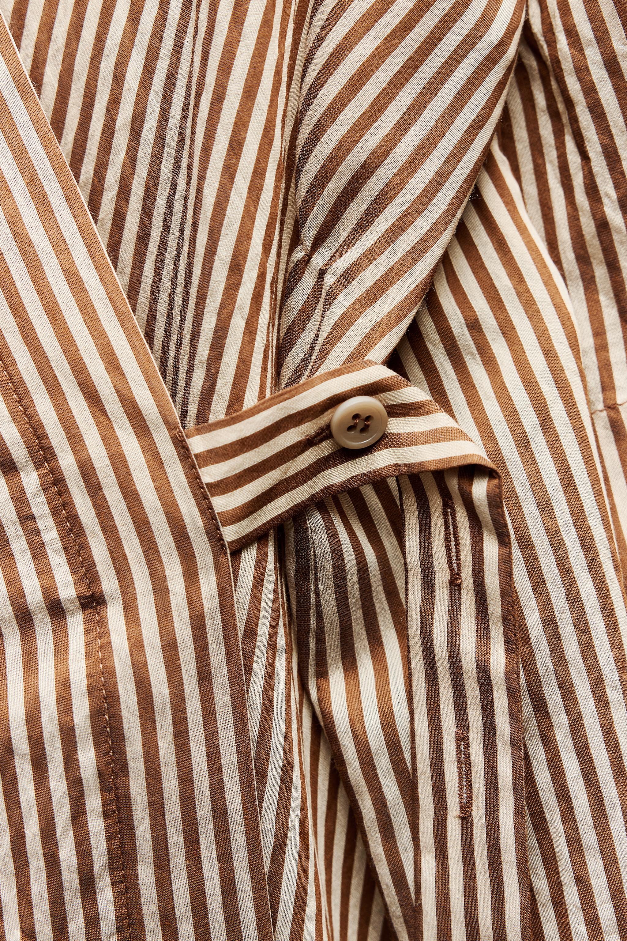 STRIPED MIDI DRESS ZW COLLECTION - Striped | ZARA United States STRIPED MIDI DRESS ZW COLLECTION - Striped | ZARA United States