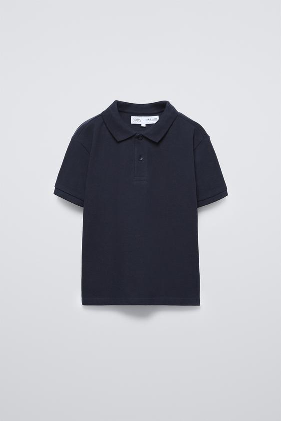 BASIC PLAIN POLO SHIRT - Navy blue | ZARA Hungary / Magyarország