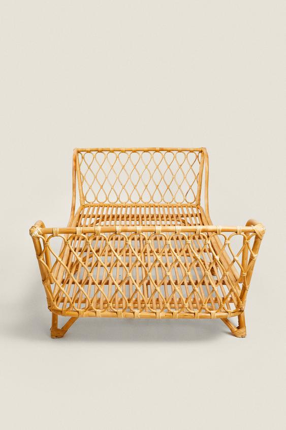 RATTAN BED FRAME - Light beige | ZARA United Kingdom