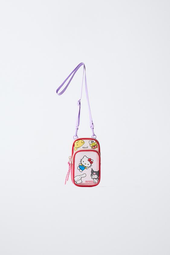 HELLO KITTY AND FRIENDS © SANRIO VINYL MOBILE PHONE POUCH - Pink | ZARA ...