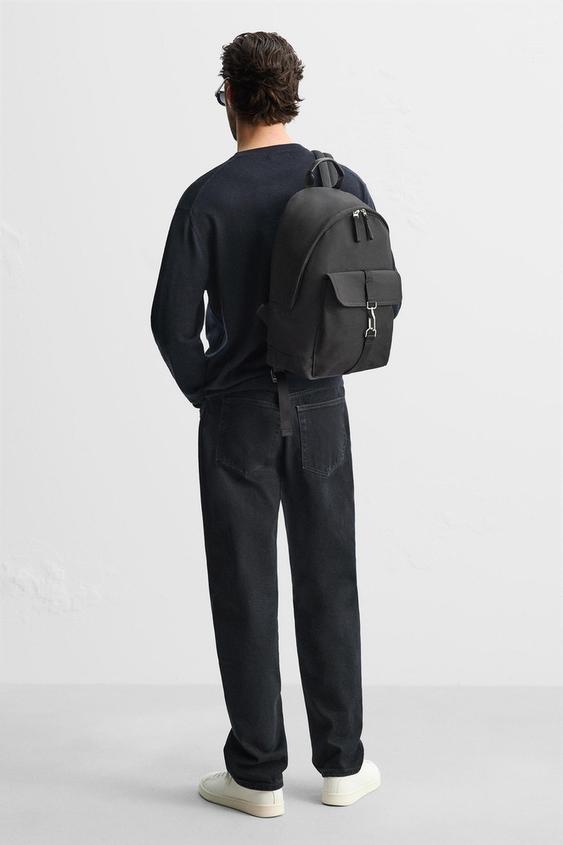 TECHNICAL HOOK BACKPACK - Black | ZARA Australia
