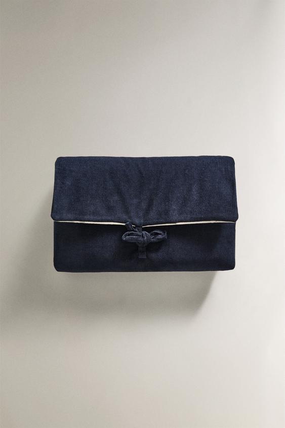 CORDUROY BABY CHANGING MAT - Navy blue | ZARA United Kingdom