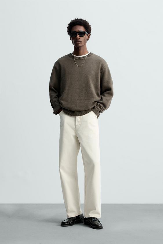 SUÉTER DE ALGODÃO - Terra | ZARA Brasil