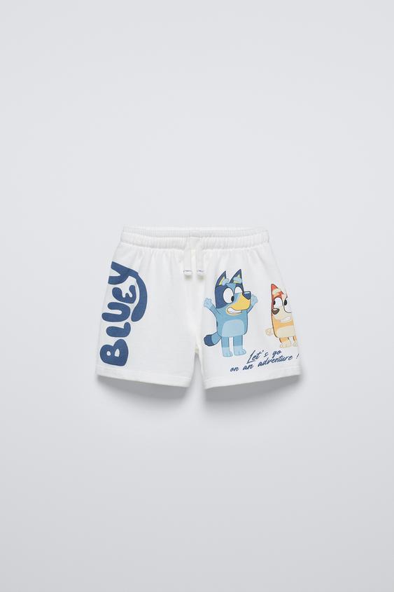 BLUEY © LUDO STUDIO BERMUDA SHORTS - White | ZARA UAE - Dubai/Sharjah ...