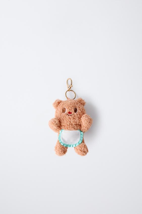 BUTTERBEAR © CURLY TEDDY KEY RING - Light brown | ZARA Cambodia