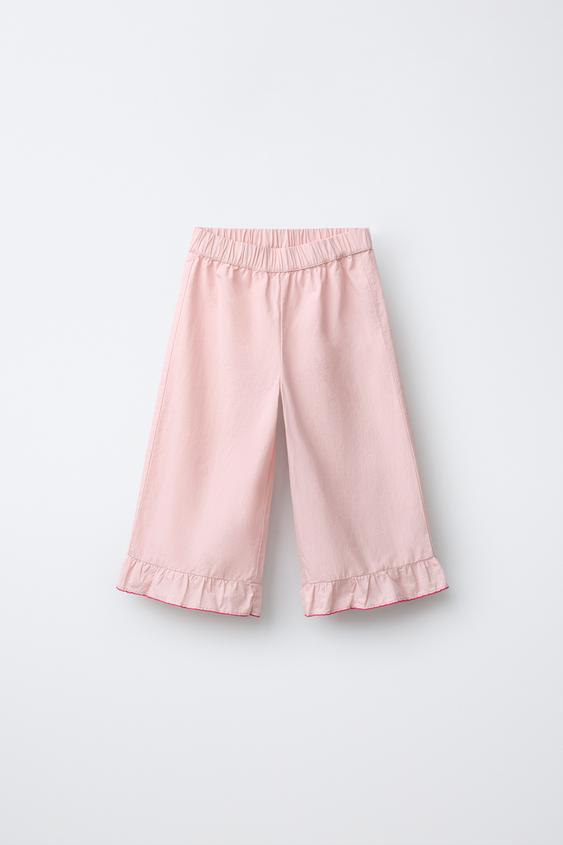 POPLIN CULOTTES - Pink | ZARA Spain