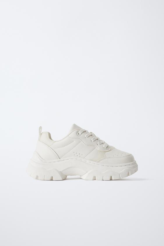 CHUNKY SOLE TRAINERS - White | ZARA Australia