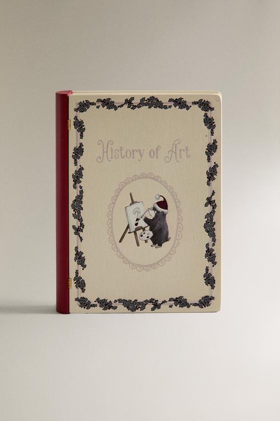 CHRISTMAS NIGHT LIGHT BOOK "HISTORY OF ART" - Dark brown | ZARA Mexico