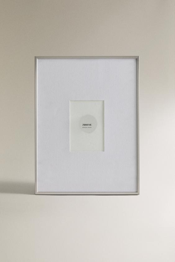 SILVER METAL PHOTO FRAME - Silver | ZARA United Kingdom