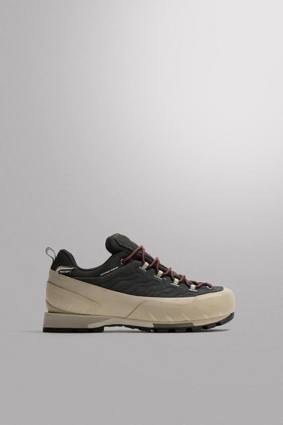 RECCO® WATERPROOF HIKING SHOES - Black | ZARA India