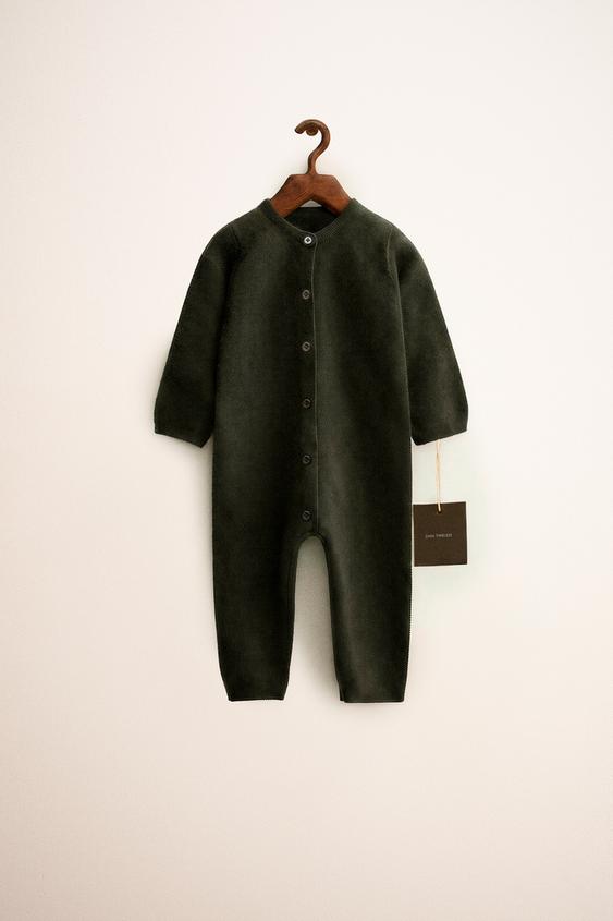 ZARA TIMELESS - CASHMERE JUMPSUIT - Dark green | ZARA India