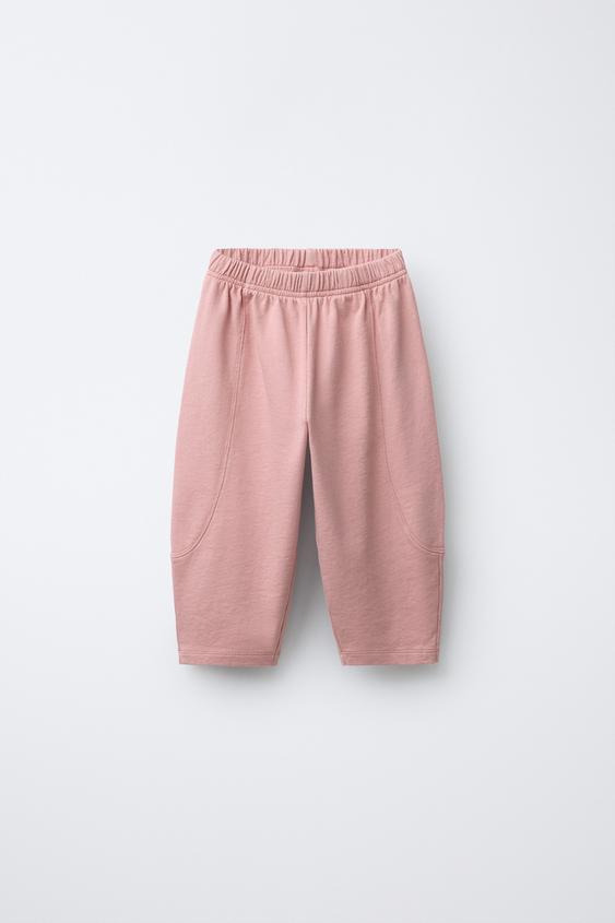BALLOON PLUSH PANTS - Mid-pink | ZARA Canada
