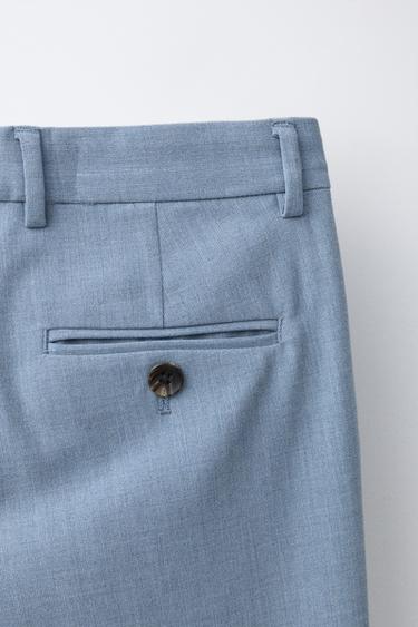 PANTALON DE COSTUME - Bleu pastel | ZARA France