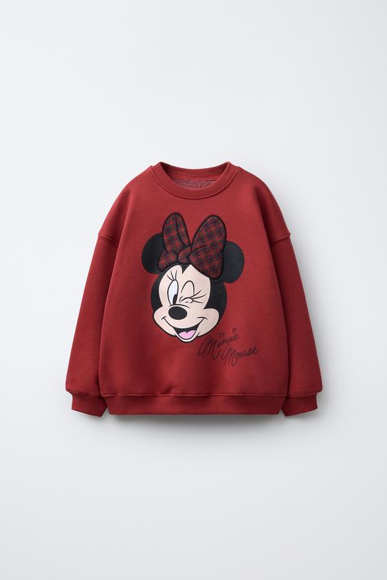 MINNIE MOUSE © DISNEY SWEATSHIRT - Red | ZARA United Kingdom