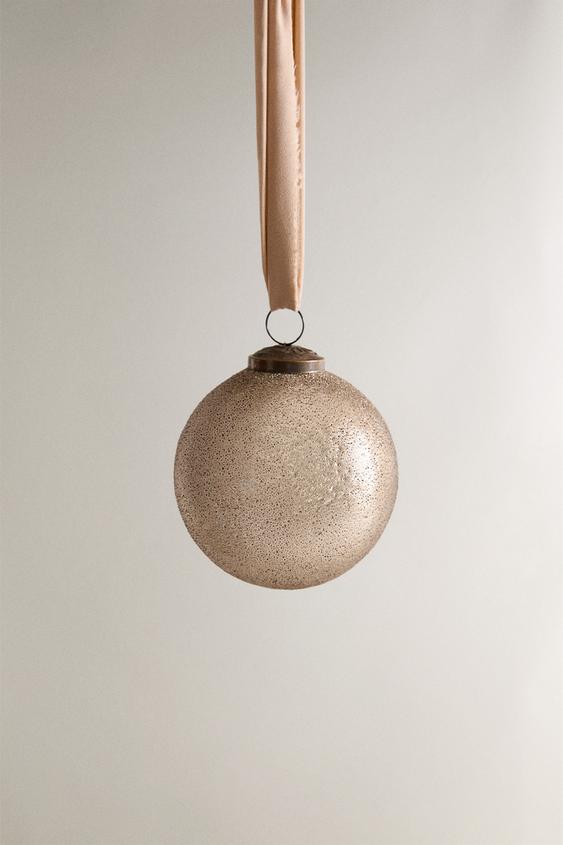 ANTIQUE BAUBLE CHRISTMAS TREE DECORATION - Rust | ZARA United Kingdom