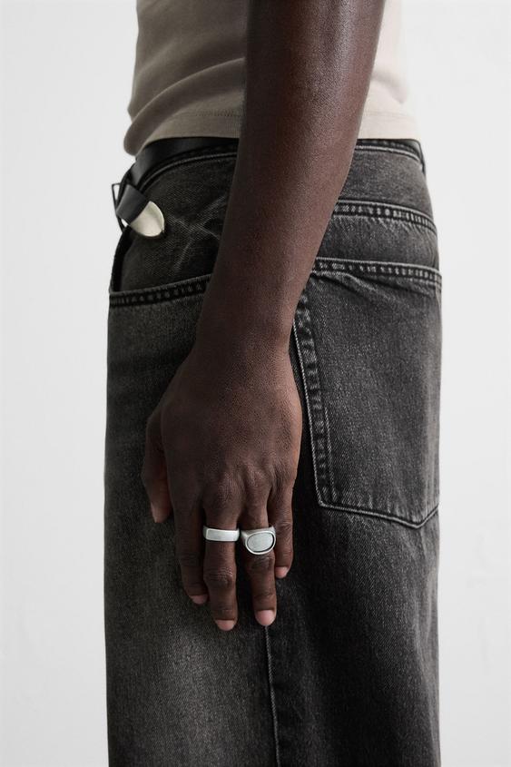 2-PACK COMBINED RINGS - Silver | ZARA Canada