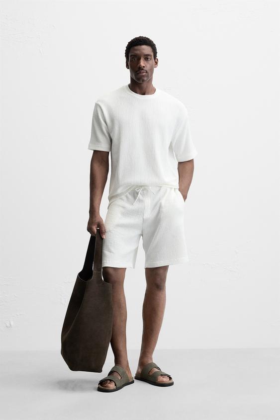ΖΑΚΑΡ ΒΕΡΜΟΥΔΑ Relaxed Fit Σπασμένο λευκό Zara Greece Ελλαδα