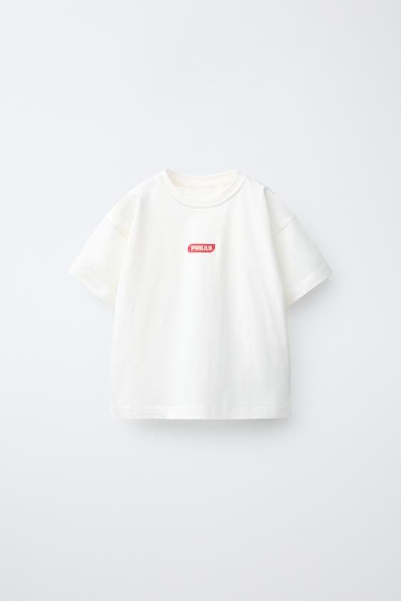 PLAYERA LOGO FOTOGRAFÍA PUKAS SURF - Blanco | ZARA Mexico