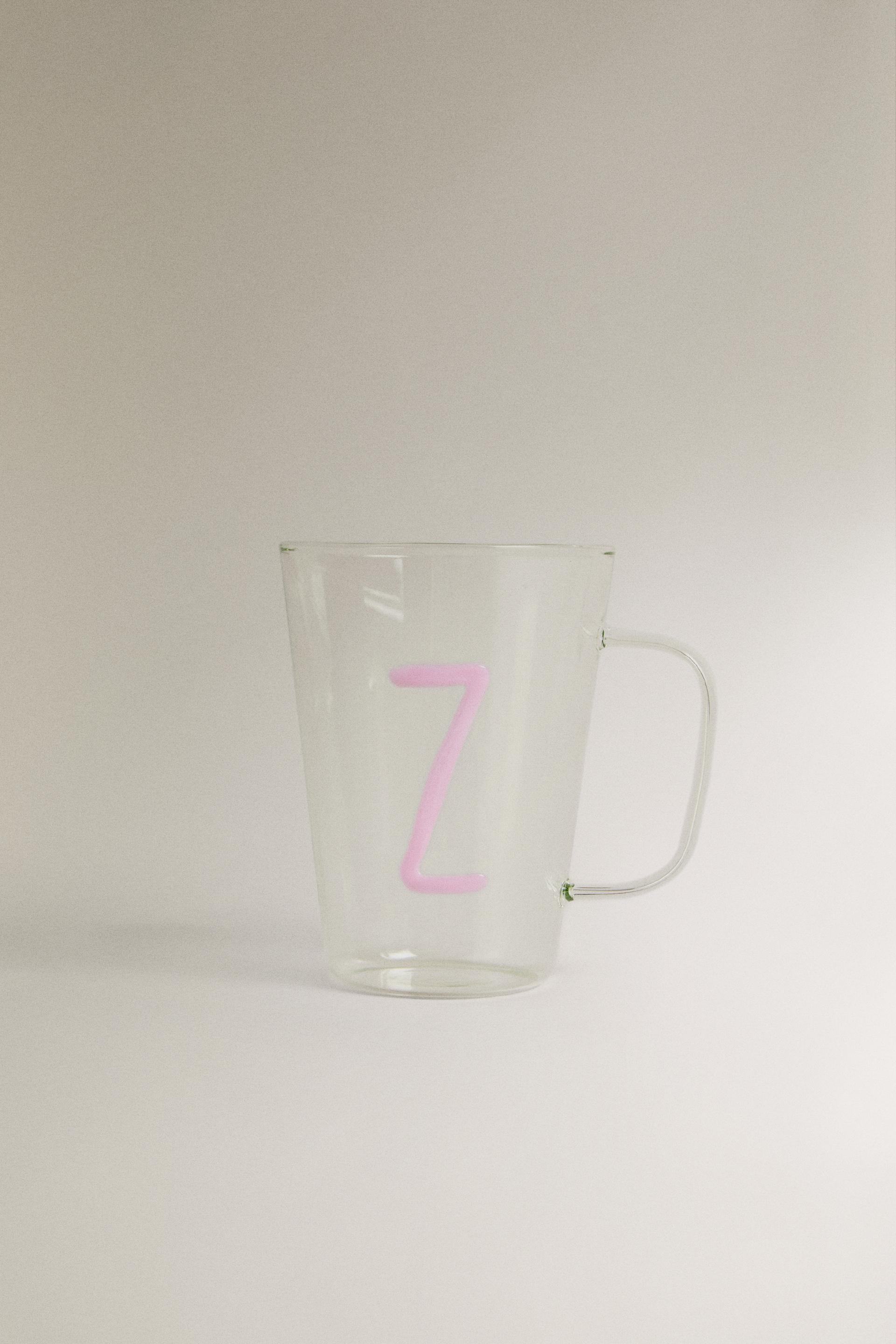 MUG BOROSILICATE INITIALE Z - Rose | ZARA France