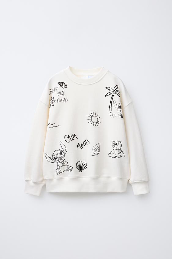 LILO & STITCH © DISNEY SWEATSHIRT - Ecru | ZARA South Africa