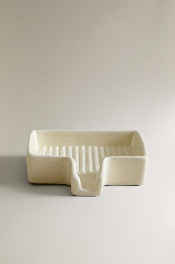CERAMIC SCOURER TRAY - Crema | ZARA Estados Unidos de América / United ...