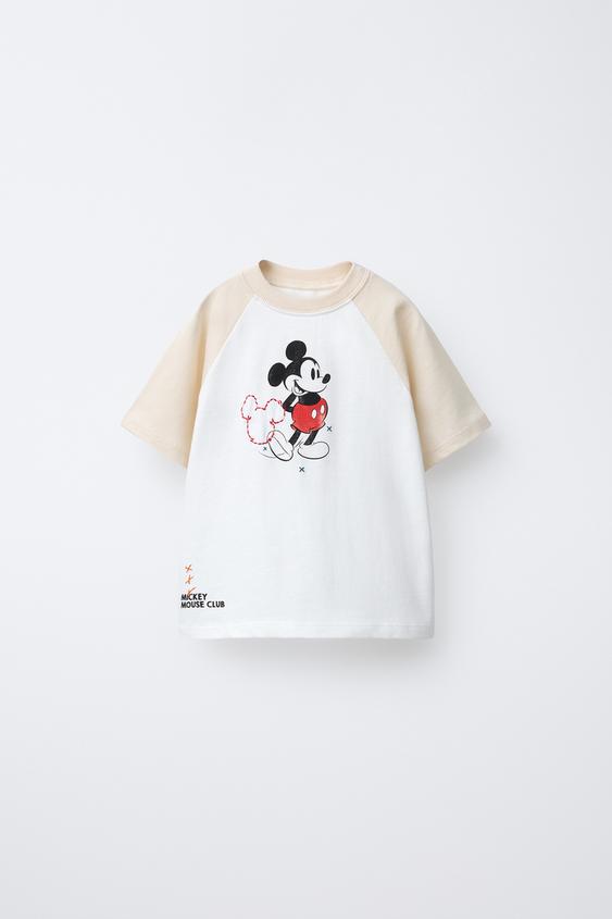 PLAYERA MANGA RAGLÁN MICKEY MOUSE © DISNEY - Crudo | ZARA Mexico