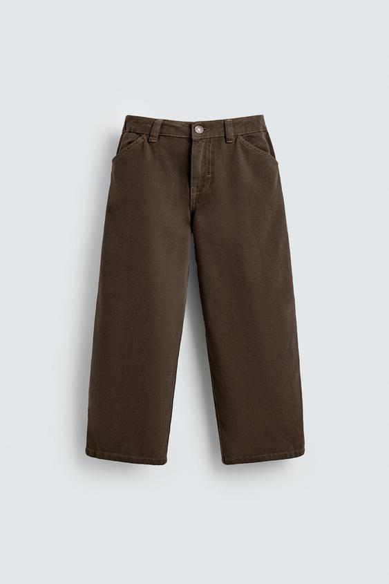 GOOFY PATCH TROUSERS HARRY LAMBERT FOR ZARA X DISNEY - Brown | ZARA ...