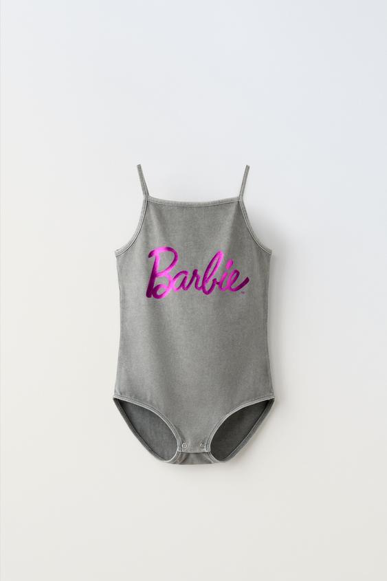 BARBIE™ MATTEL FADED BODYSUIT - Anthracite grey | ZARA Georgia