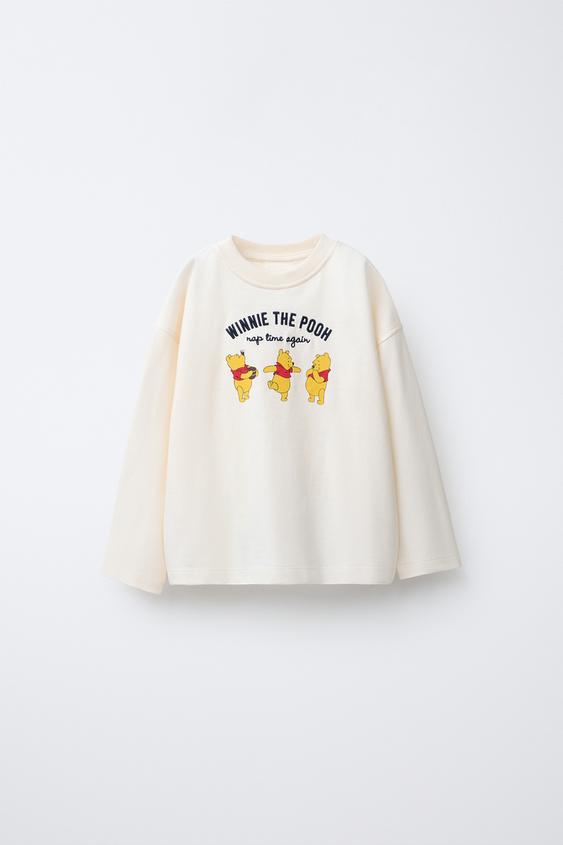 T-SHIRT BRODERIES WINNIE L'OURSON © DISNEY - Blanc | ZARA France