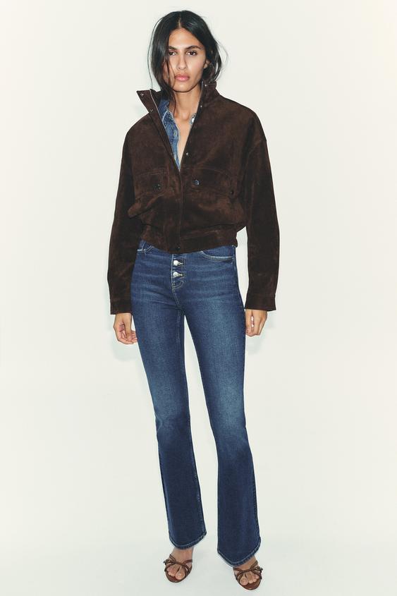 JEAN Z.06 ÉVASÉ TAILLE HAUTE - Bleu | ZARA France