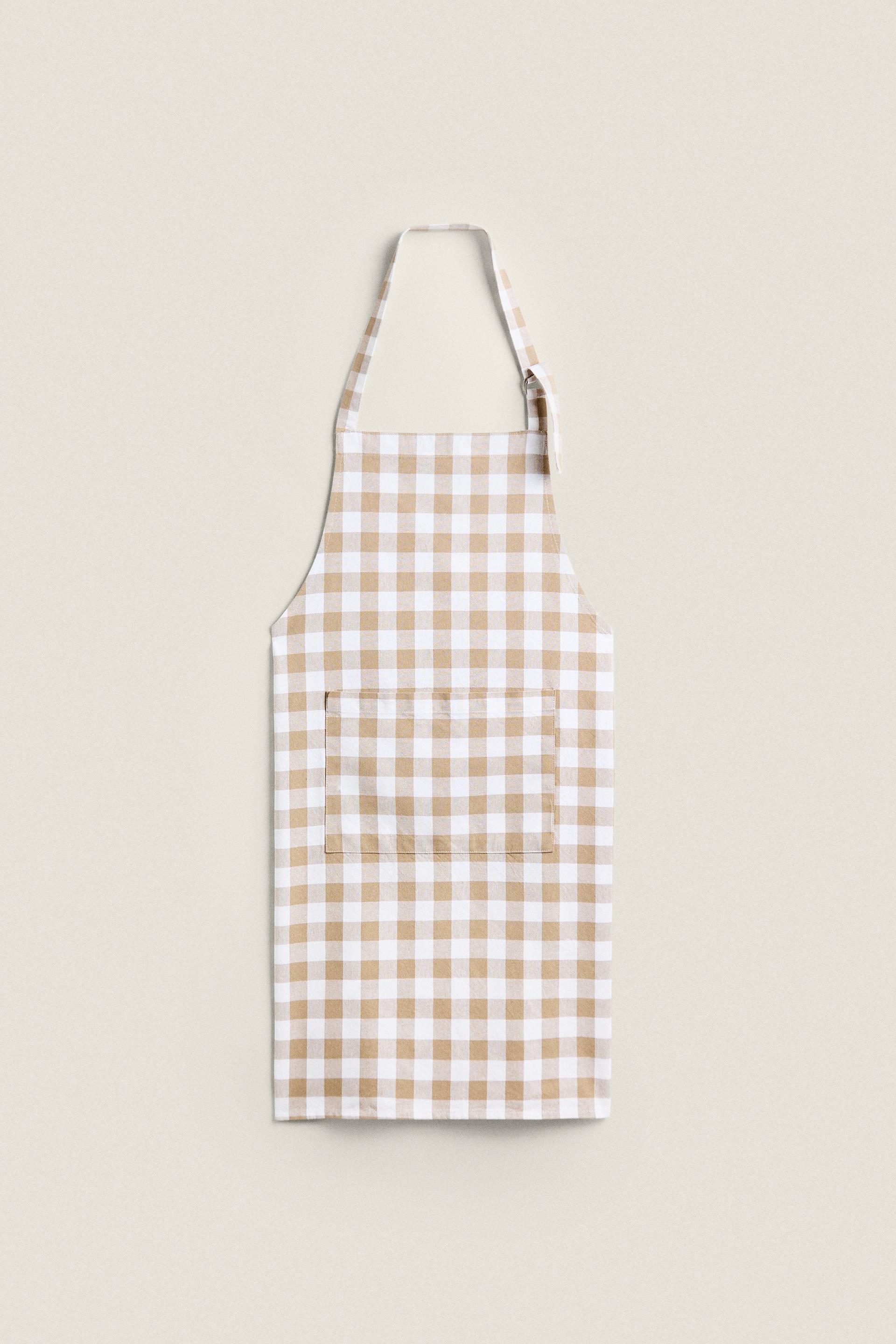 DYED THREAD APRON - Beige | ZARA United States