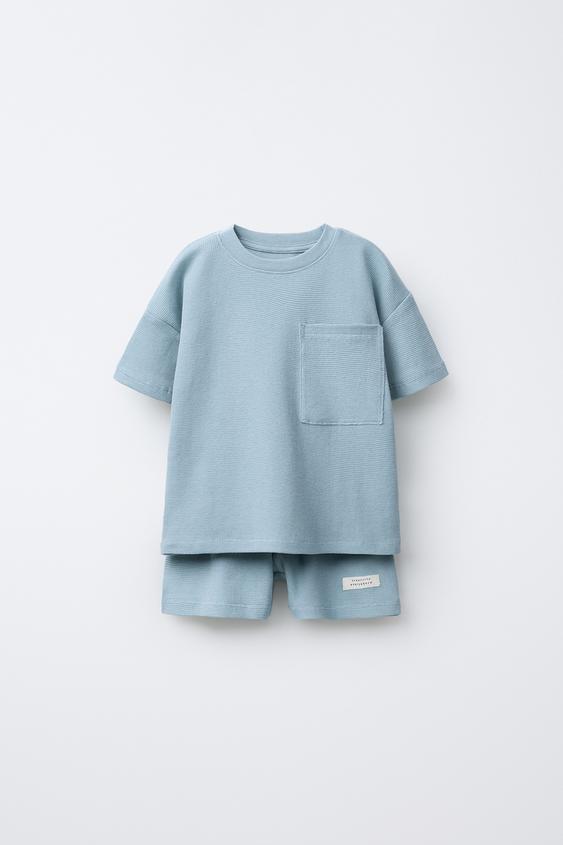 AGES 2-14/ PLAIN TEXTURED PYJAMAS | ZARA Spain