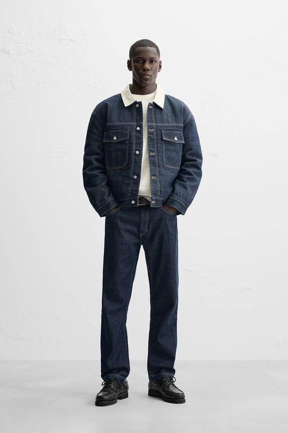 ΤΖΙΝ Straight Fit Μπλε Zara Greece Ελλαδα