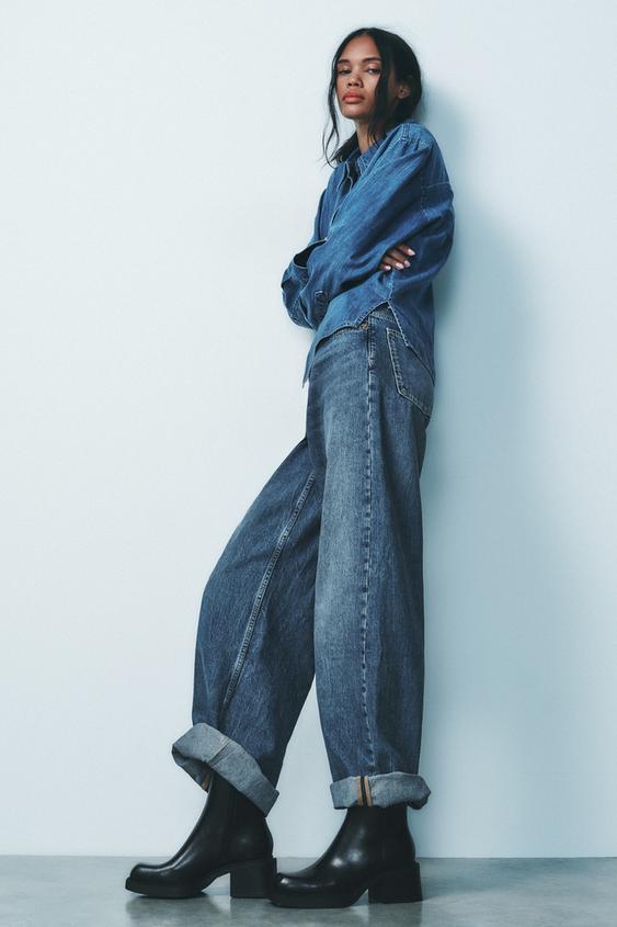 BLOCK HEEL ANKLE BOOTS - Black | ZARA South Africa