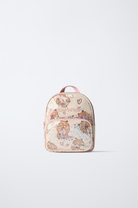 CAPYBARA CAPYFUN © VINYL BACKPACK - Pink | ZARA Canada